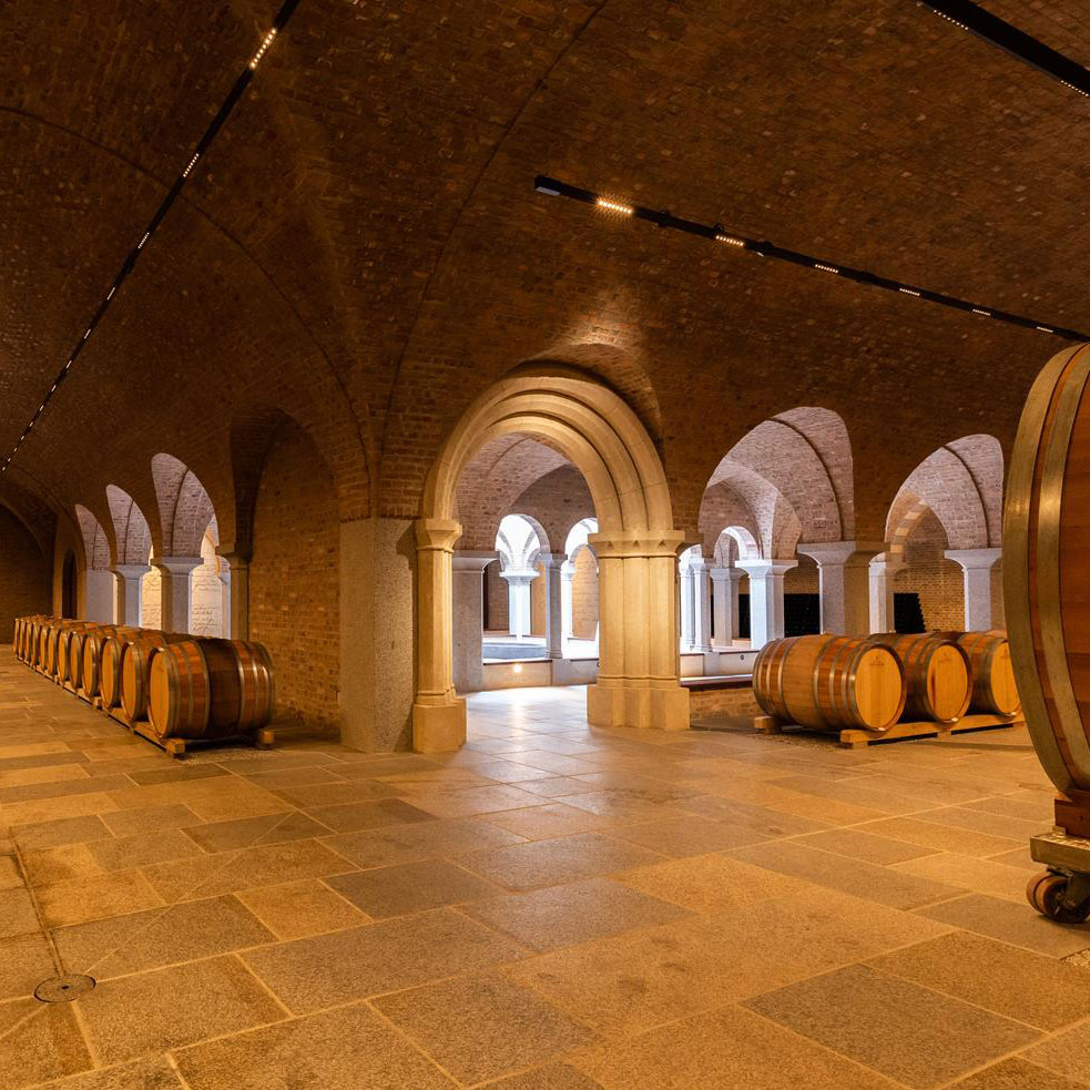 The new cellar using historic techniques